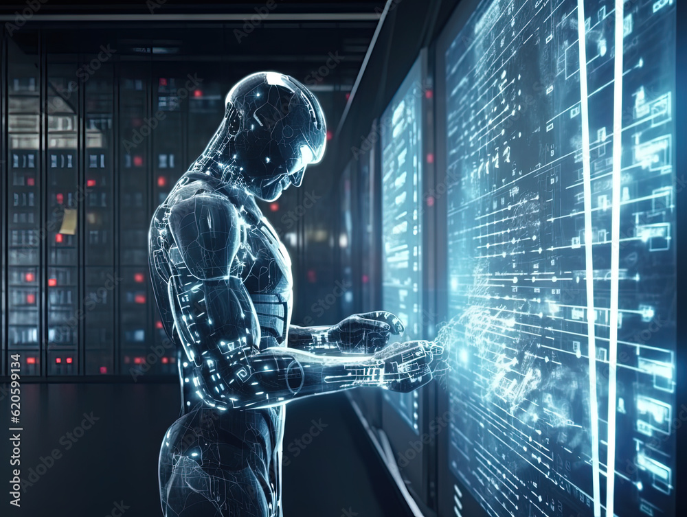 dramatic digital artwork that captures the growing intensity of cyber ...