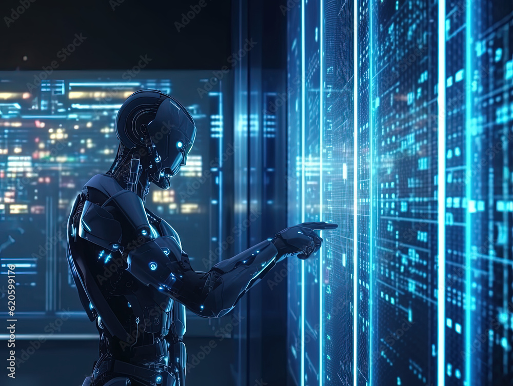 dramatic digital artwork that captures the growing intensity of cyber ...