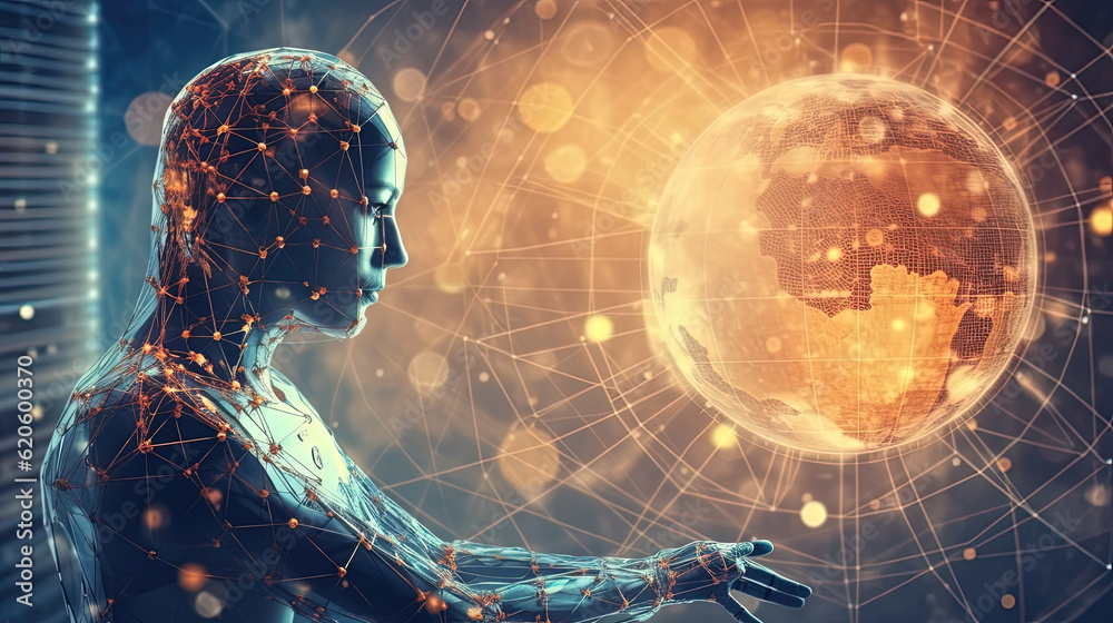 dramatic digital artwork that captures the growing intensity of cyber ...