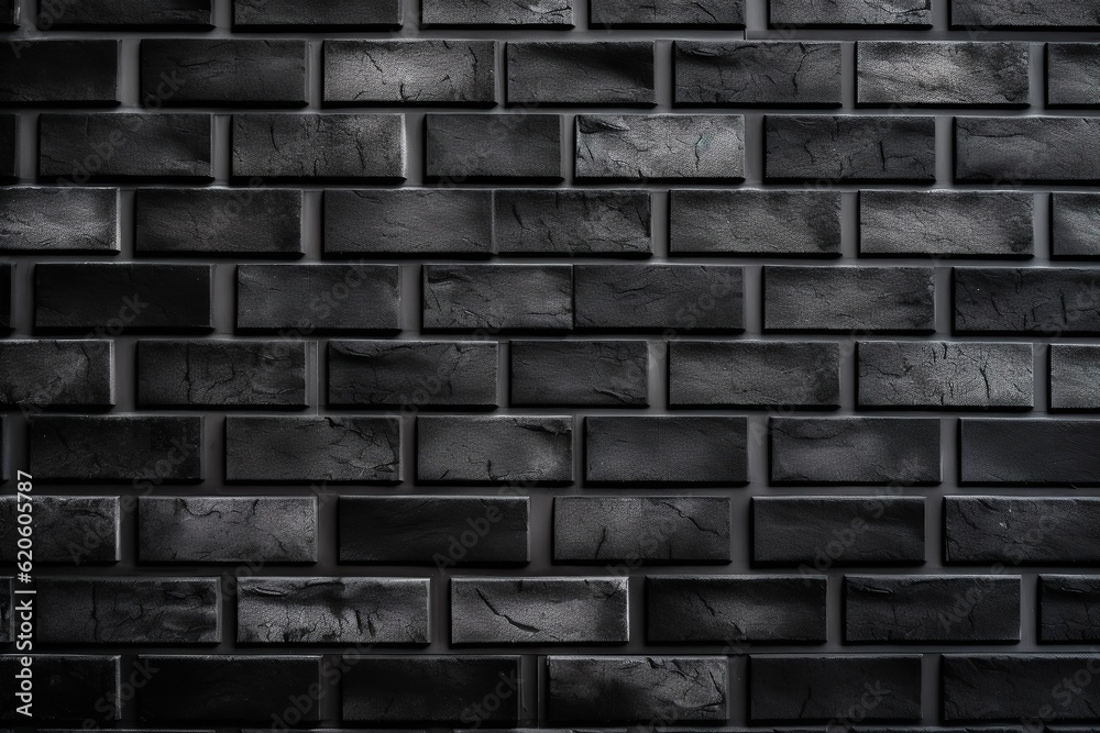 Seamless Elegance: High-Resolution Real Photo of Black Tile Brick Texture, Black Tile, High ...