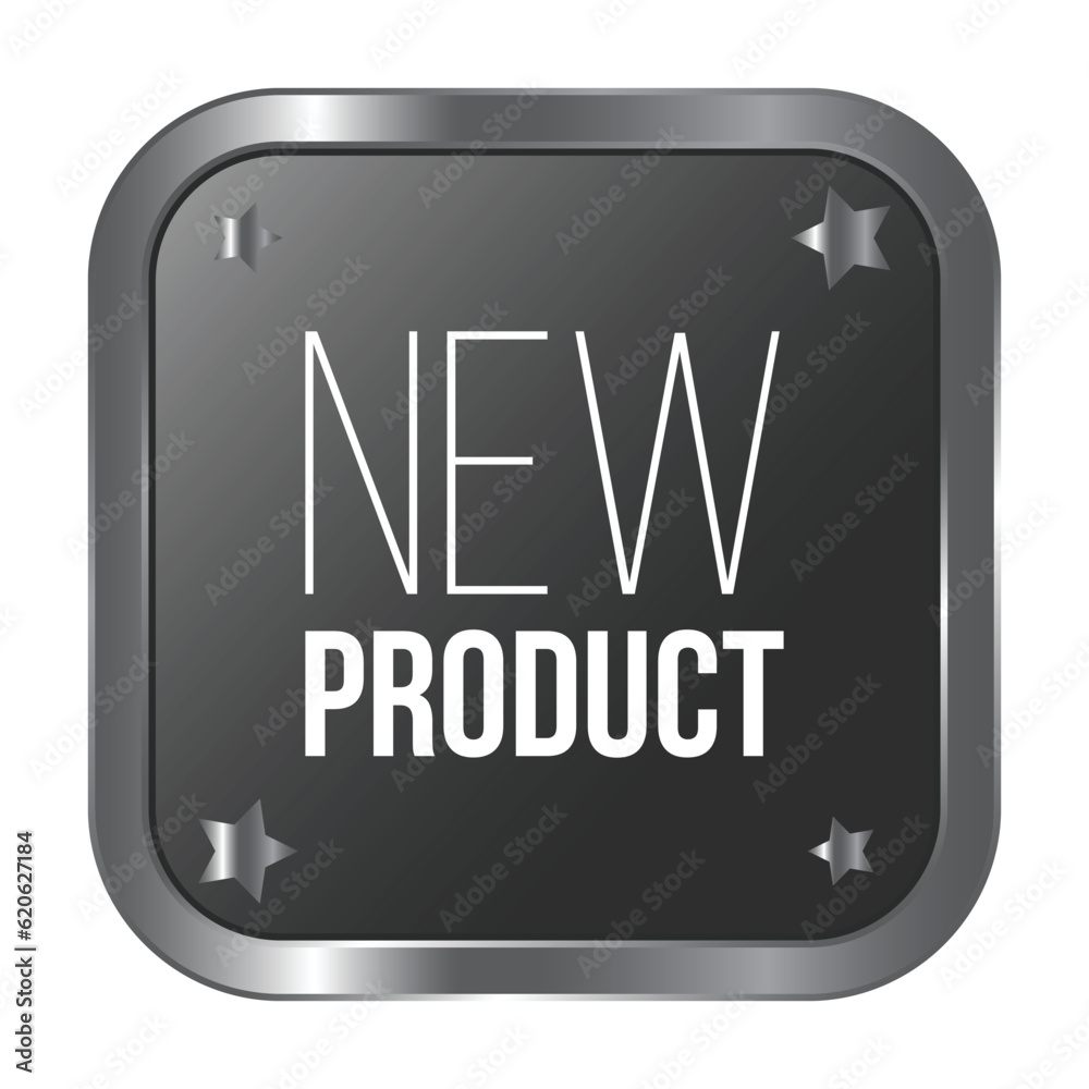 Glossy New Product Label, New Products Icon, New Product Banner, 3D ...
