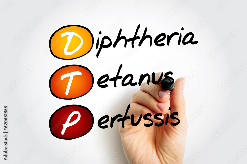 DTP Diphtheria Tetanus Pertussis - bacterial diseases that can be ...