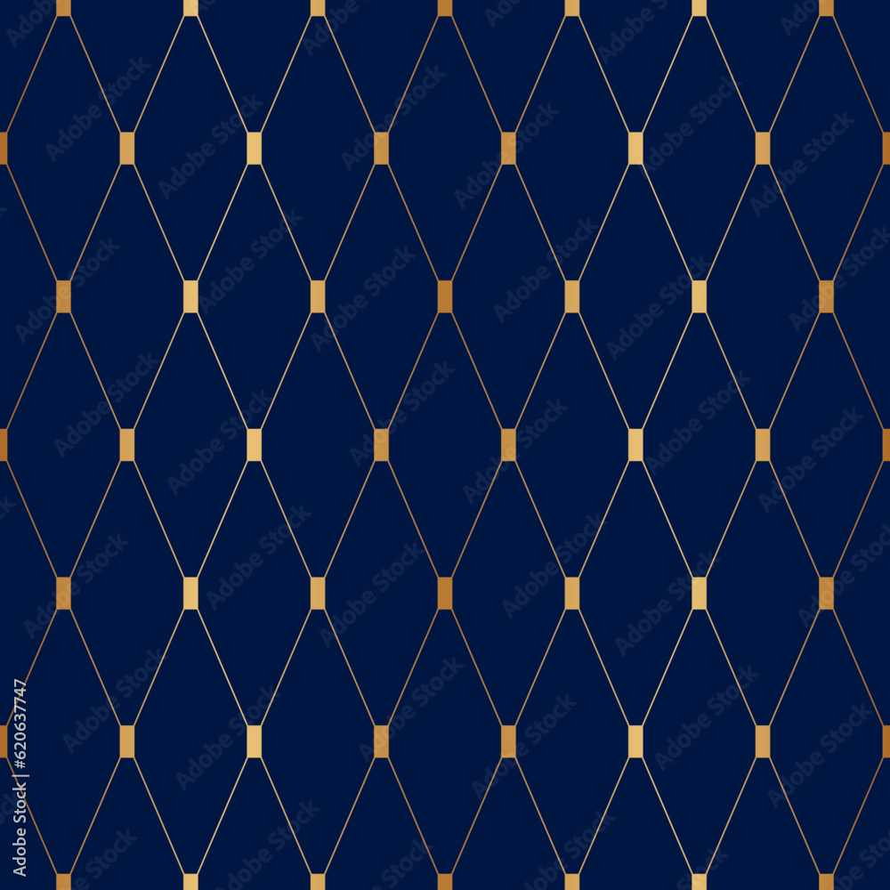 Geometric gold seamless pattern. Golden geometry background for design ...