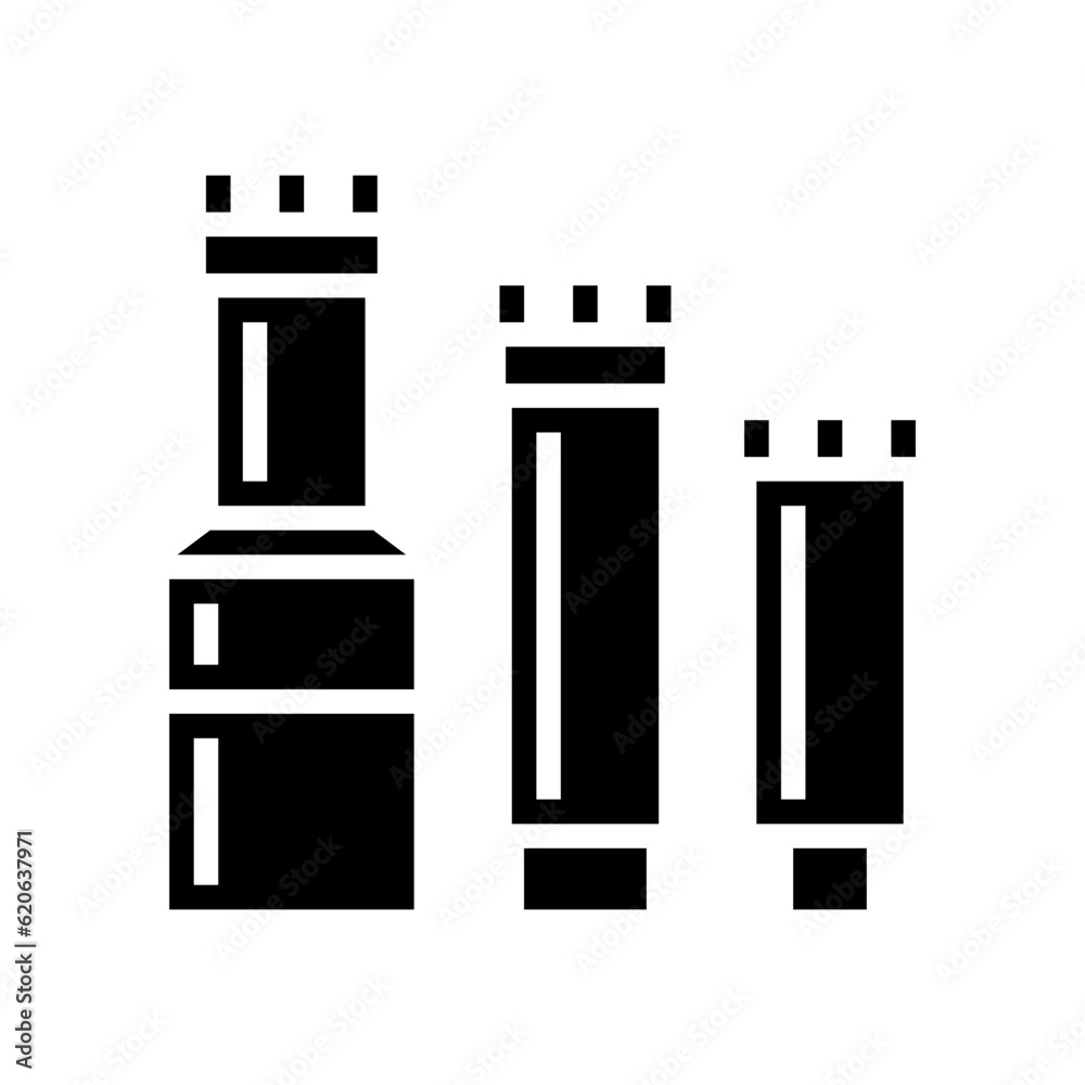 scintillation detector nuclear energy glyph icon vector. scintillation ...