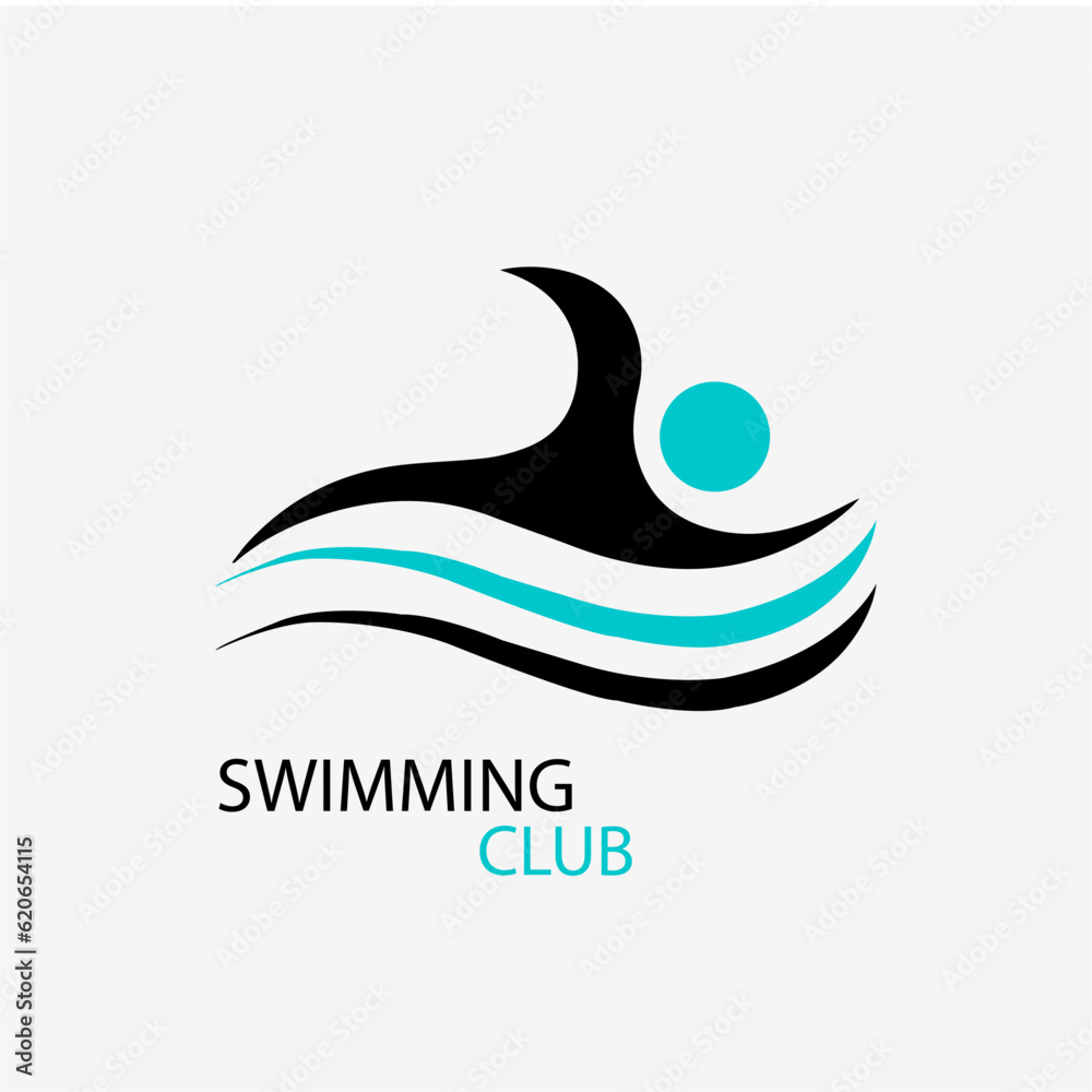 swimming pool logo, swimming club, icon, swimming pool vector, swimming ...