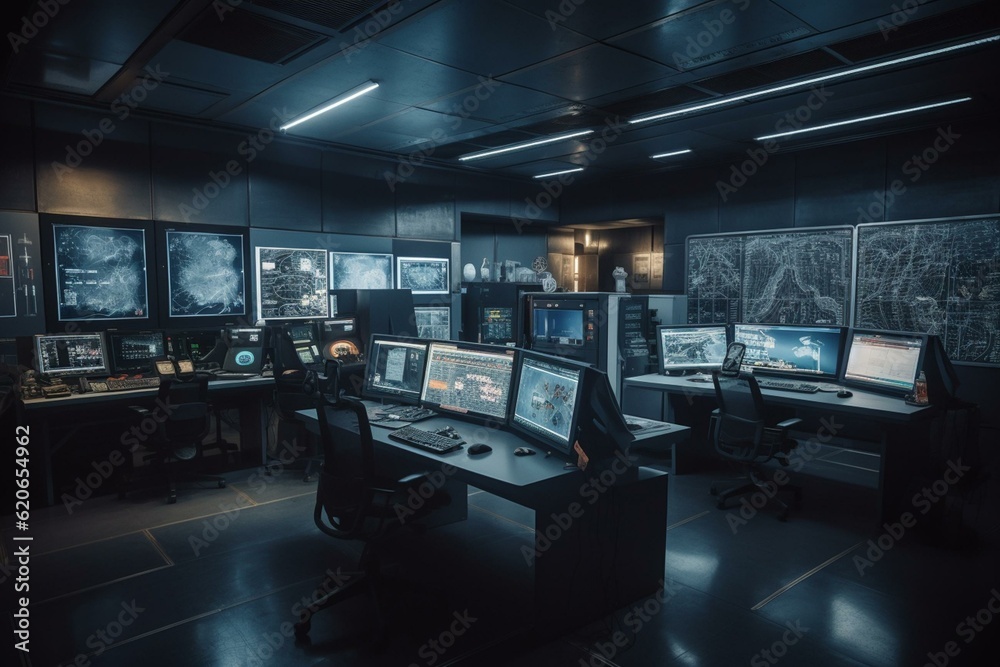 Self-driving emergency control room with interior space for managing ...