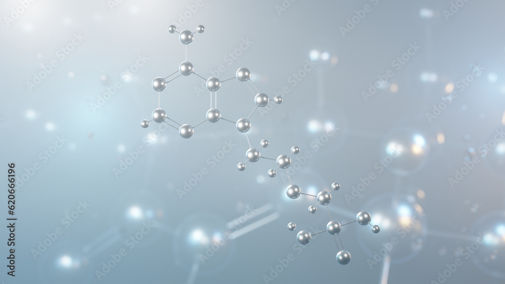 adefovir molecular structure, 3d model molecule, bis-pom pmea ...