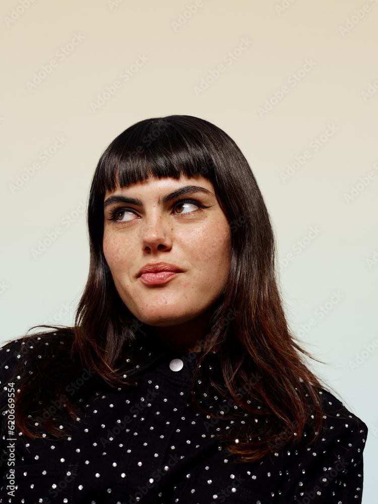 Fun, cheeky expression portrait Stock Photo | Adobe Stock