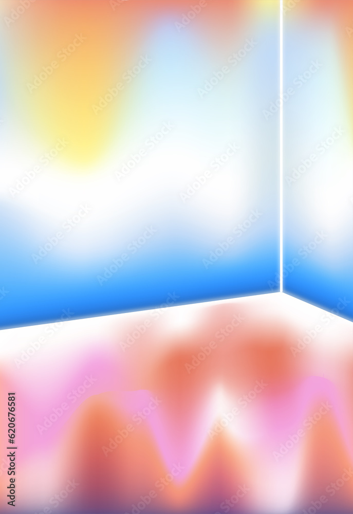 Abstract pattern illustration featuring glowing metallic triangles ...