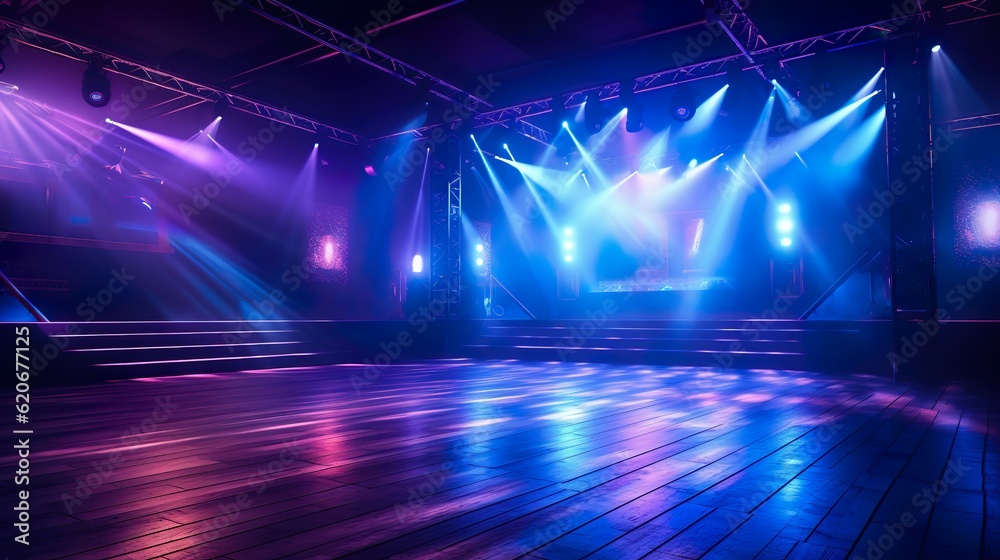 Lighting ramp with powerful spotlights for creating artificial lighting ...