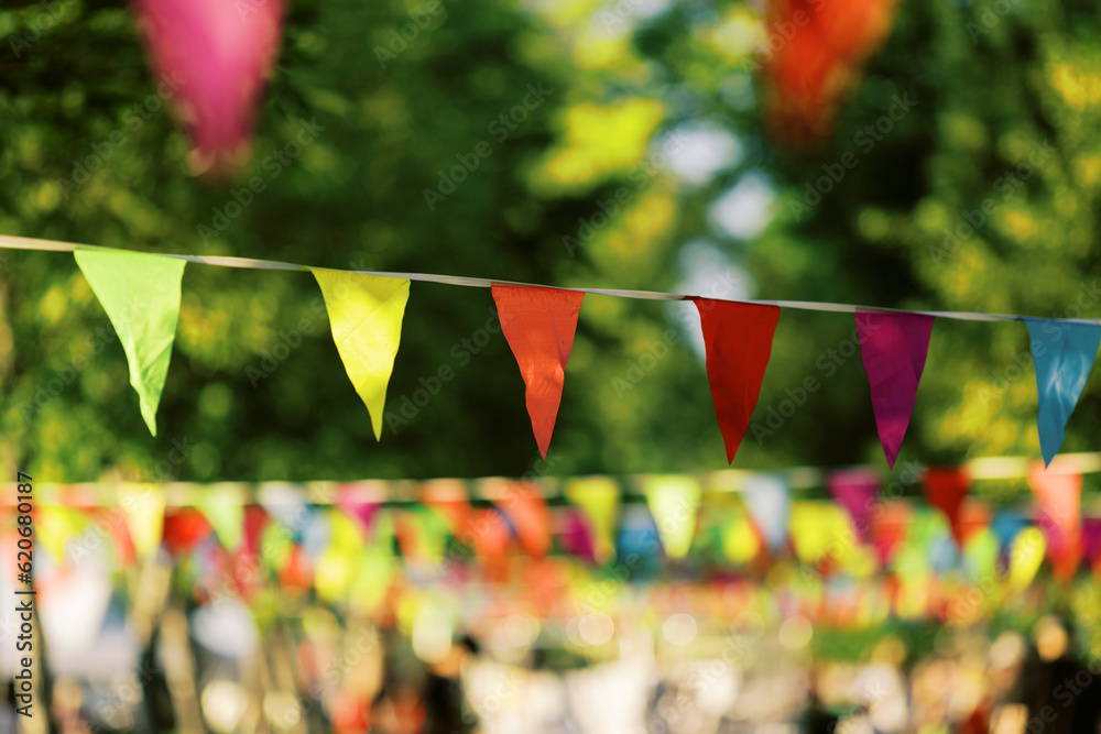 Colours Of The Summer Festival . Stock Photo | Adobe Stock