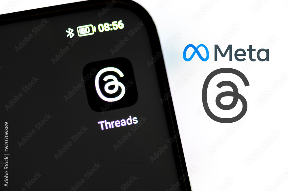 Foto de he new application by Meta Platforms and Instagram is a Twitter ...