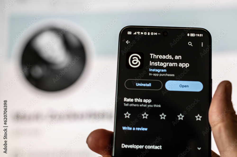 he new application by Meta Platforms and Instagram is a Twitter ...