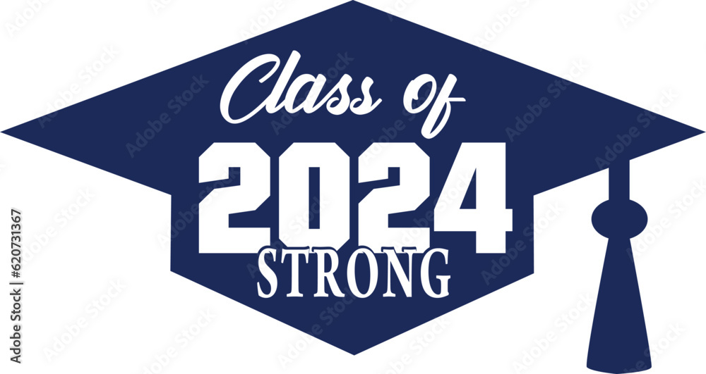 Graduation Cap class of 2024 Stock Vector | Adobe Stock