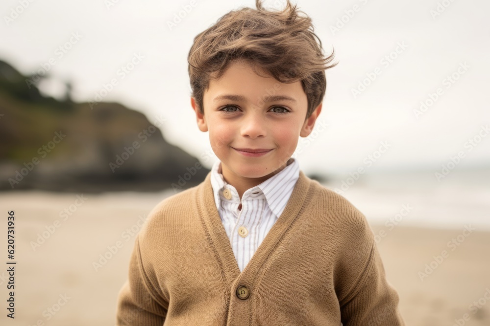 Group portrait photography of a satisfied child male wearing a chic ...