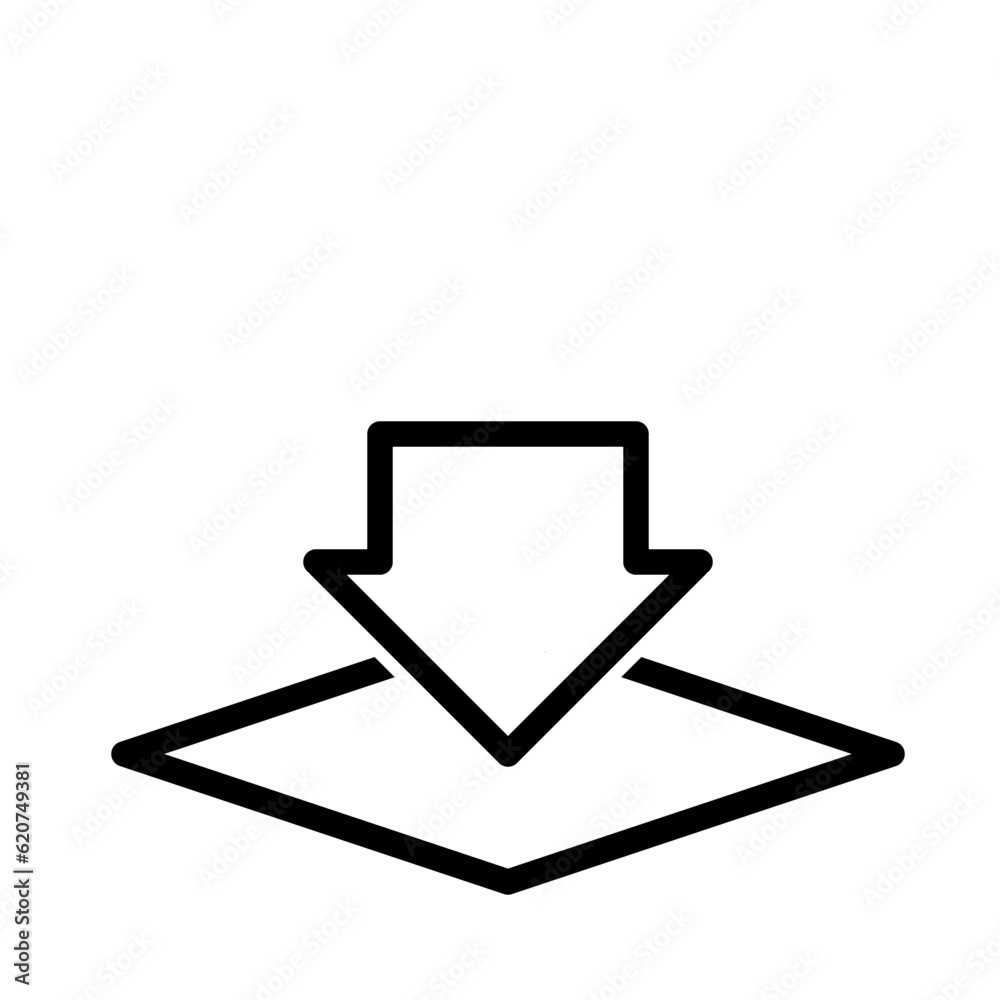 merge layer icon button Stock Vector | Adobe Stock