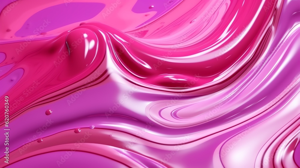 Red magenta liquid cream abstract background, illustration for product ...