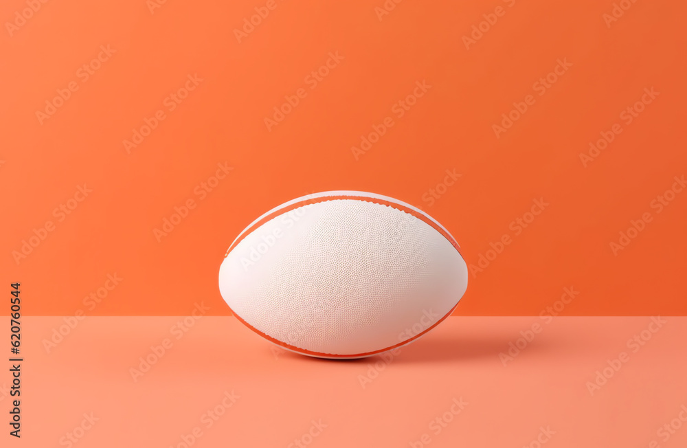 Rugby ball background, illustration for product presentation and ...