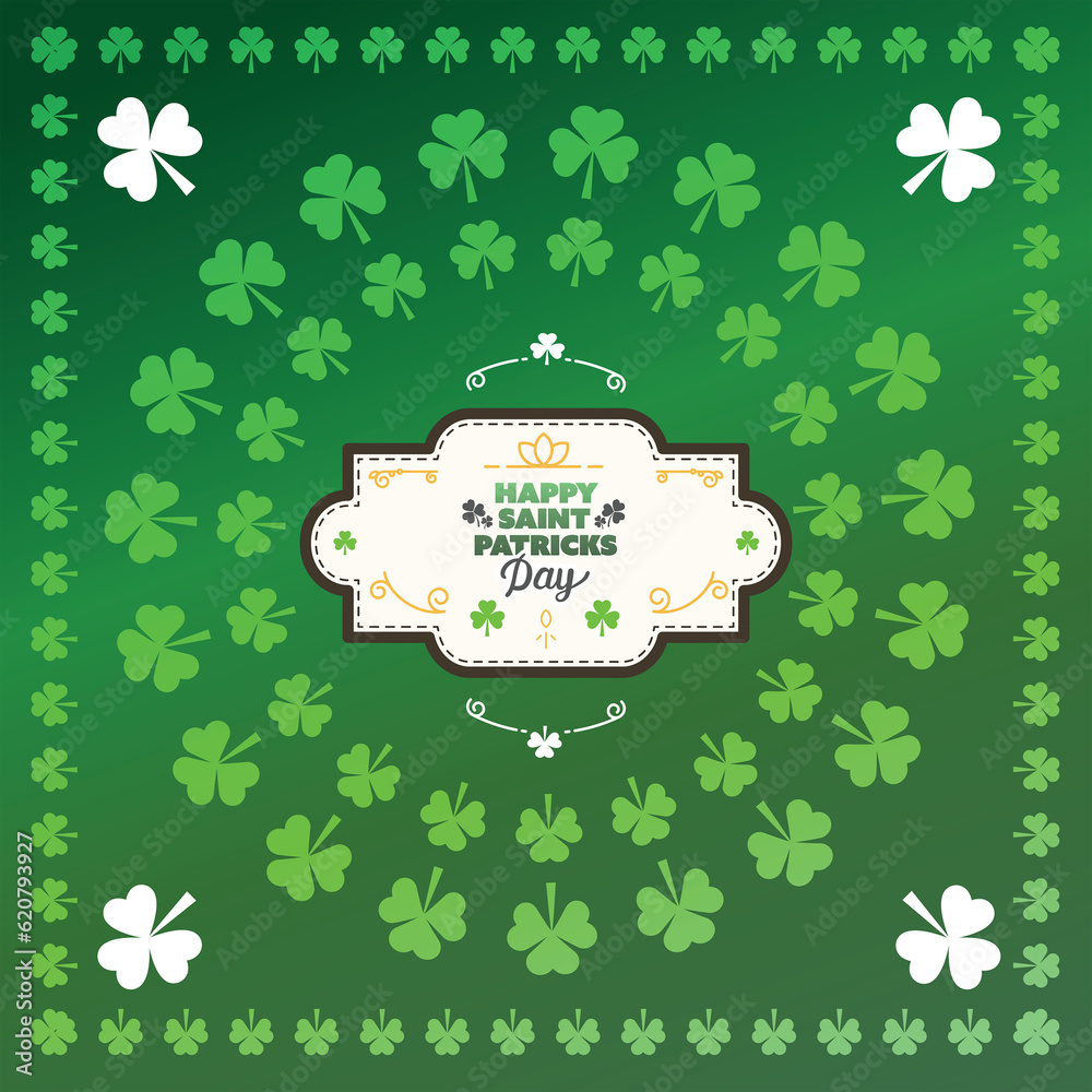 Digital png illustration of green shamrocks with wishes on transparent ...