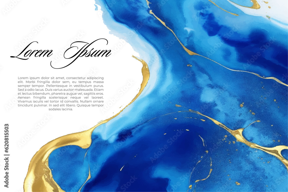 Background blue, abstract background, liquid marble watercolor ...