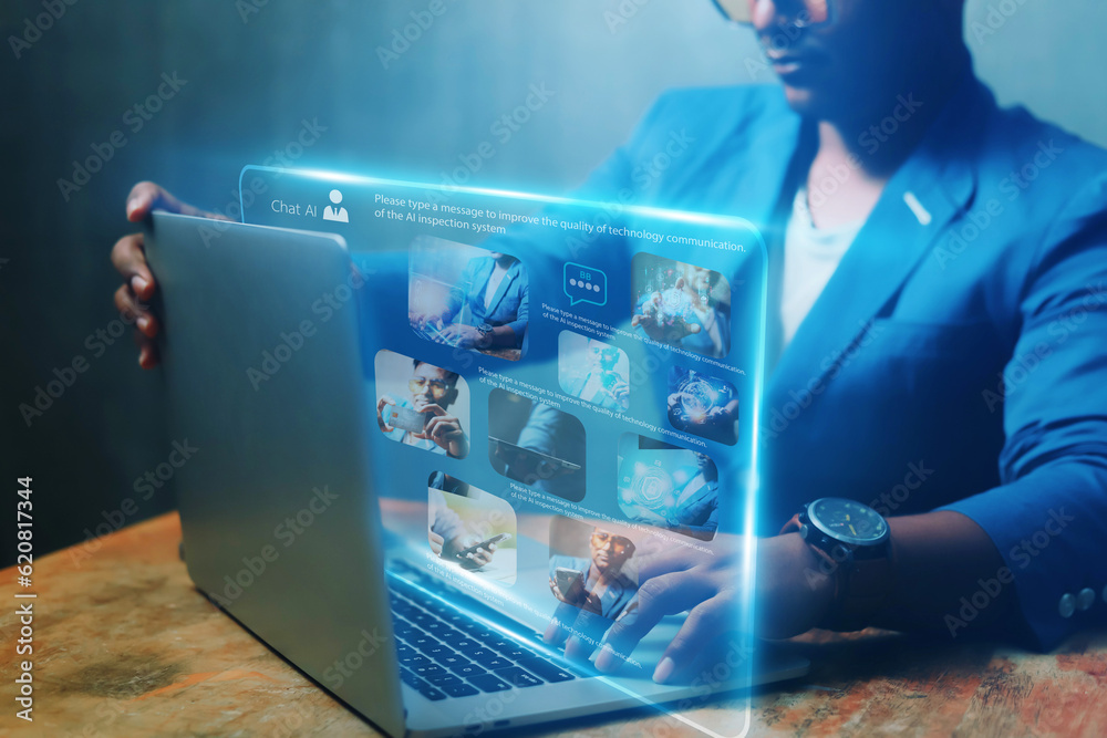 ai technology engineering combines artificial intelligence Communicate ...