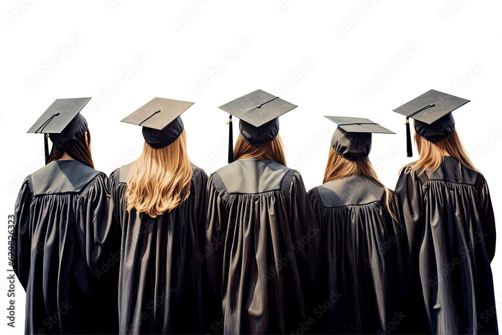 Group of graduates Illustration , isolated transparent background, PNG ...