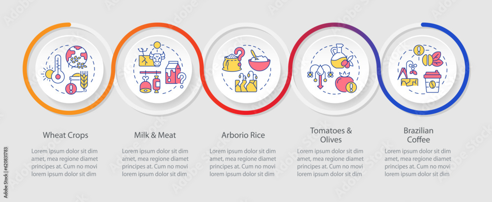 Heatflation vector infographics template, representing global warming ...
