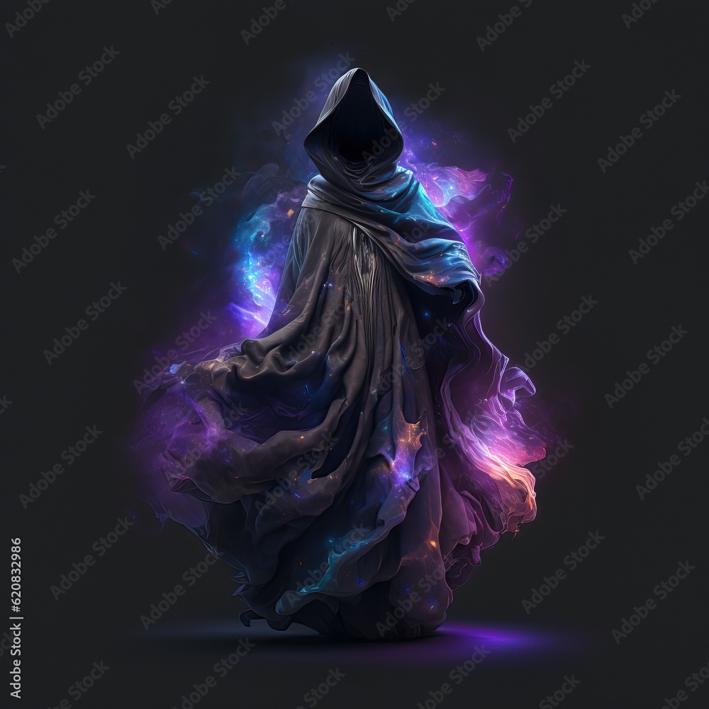 A dark and powerful being from the edge of the cosmos. Its body is made ...