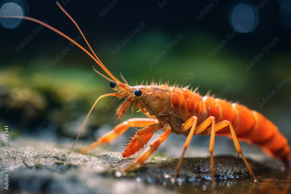 Shrimp in nature, national geography, Wide life animals. AI Generated ...