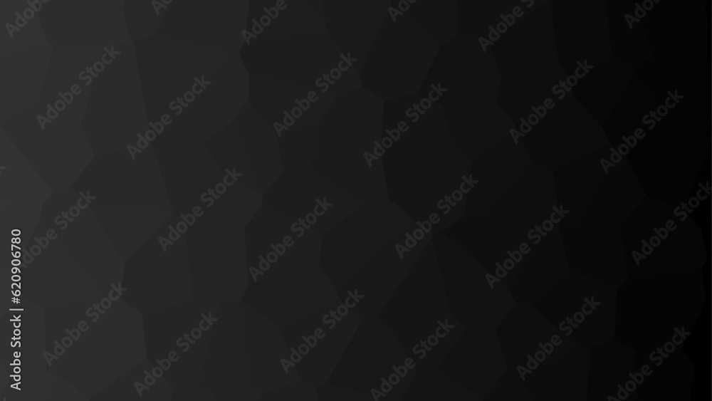 Modern black low poly backdrop. Black abstract background of triangles ...