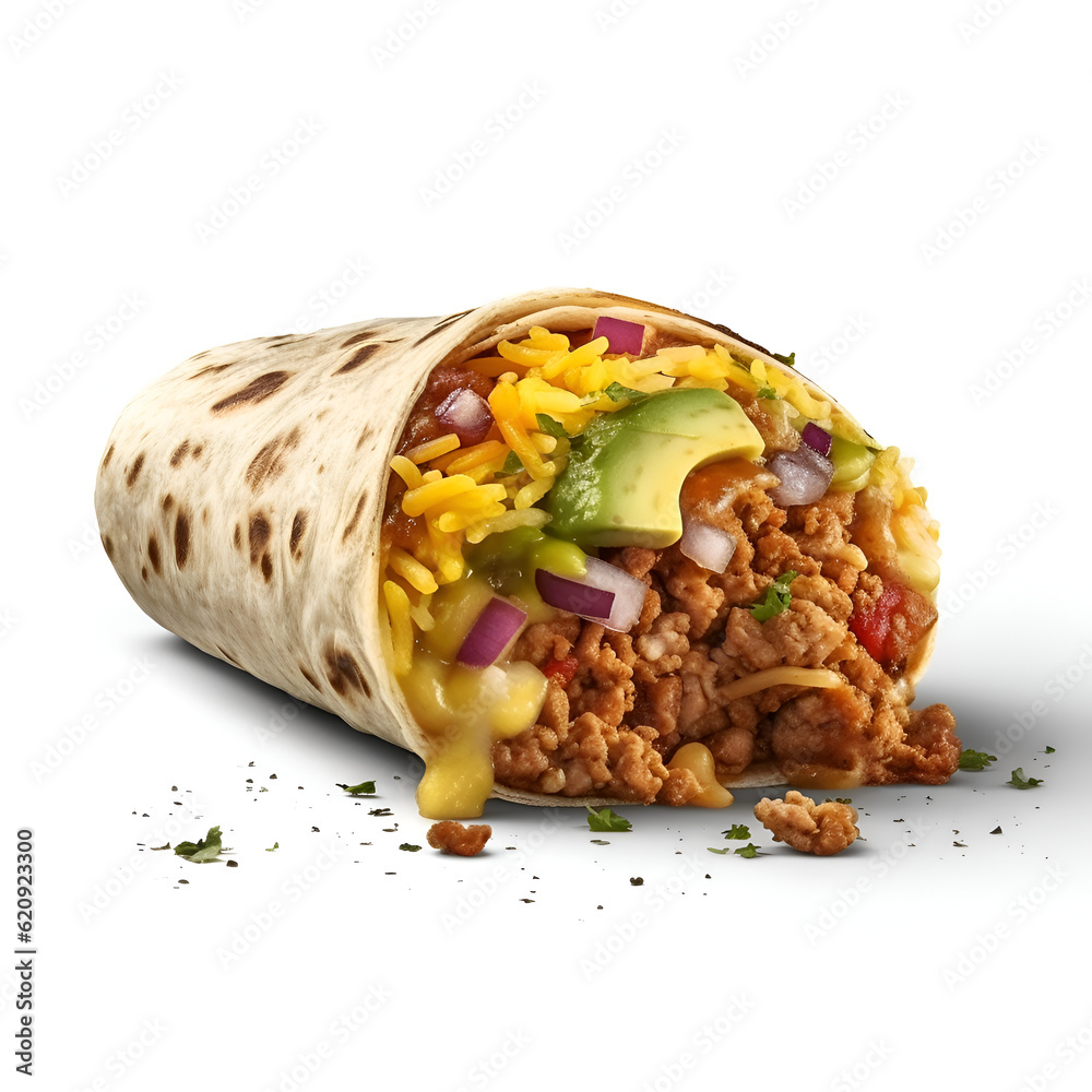 Authentic Mexican Burrito