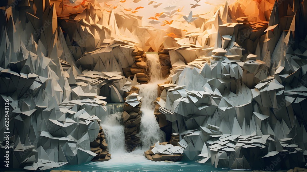 Foto de Shimmering Stars and Moonlight Origami: A Night Sky Over the ...