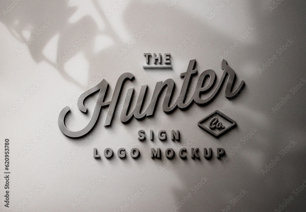 Sign Logo Mockup Stock Template | Adobe Stock