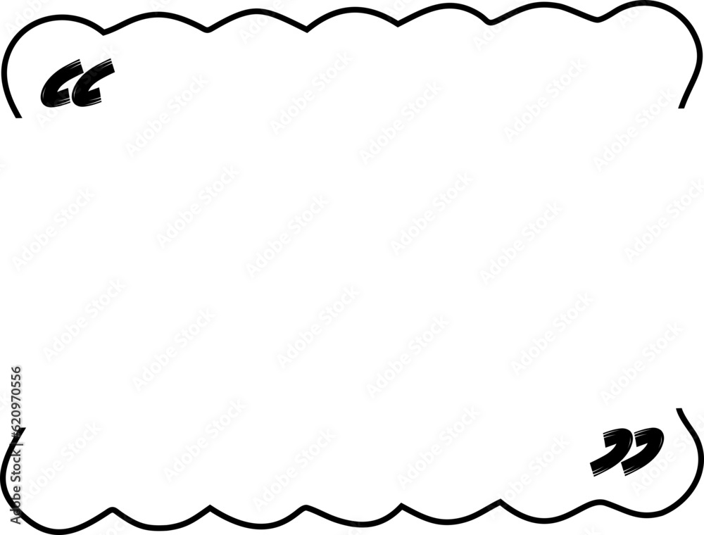 Quote Box Text Box Frame Background Stock Vector | Adobe Stock