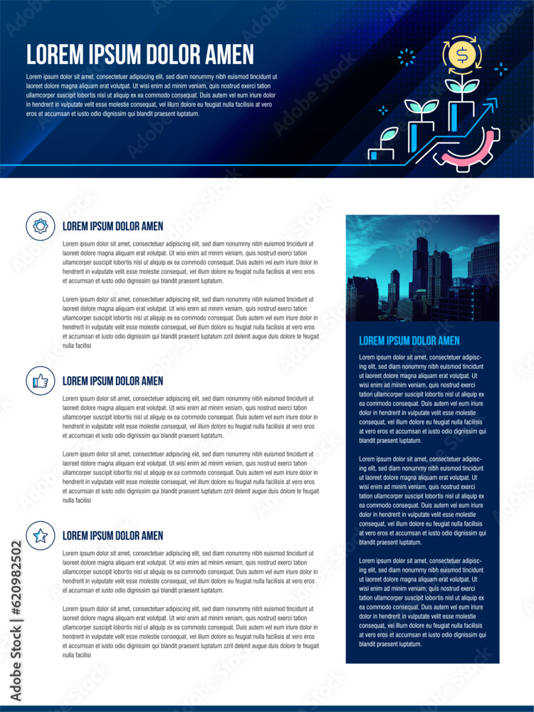 Corporate Business Newsletter Design | Emailer | Company Flyer ...