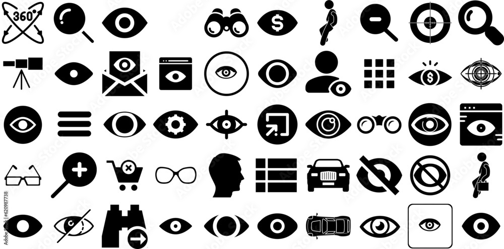Massive Collection Of View Icons Pack Flat Modern Pictogram Icon ...