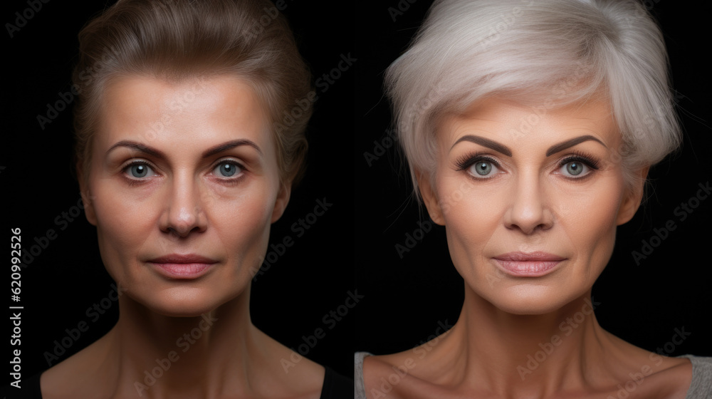 Through a visual timeline, a woman's evolution in style and beauty is ...