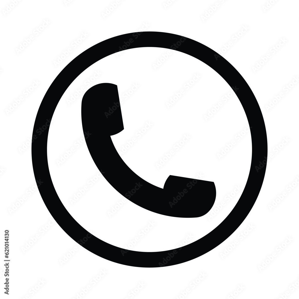 Phone Call Icon, Old Telephone Icon, Calling Phone, Technology Device ...