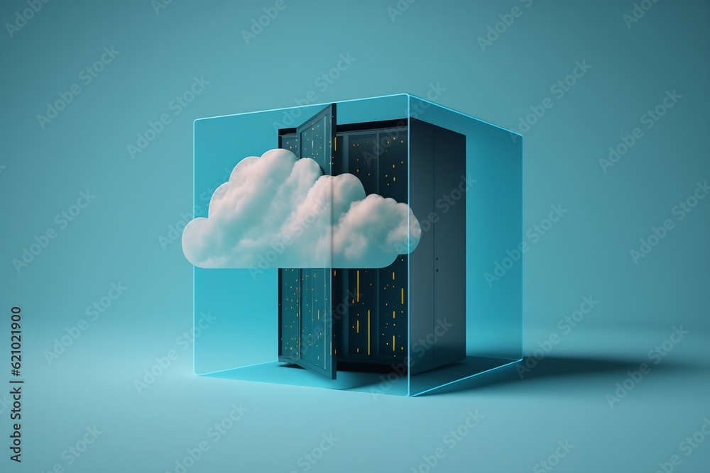 Cloud Computing Technology Internet Network Data Server Storage Virtualization