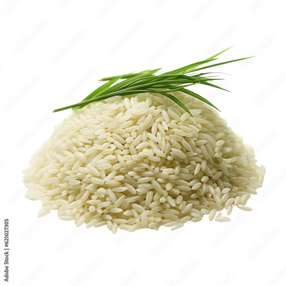 rice isolated on transparent background cutout Stock Illustration ...