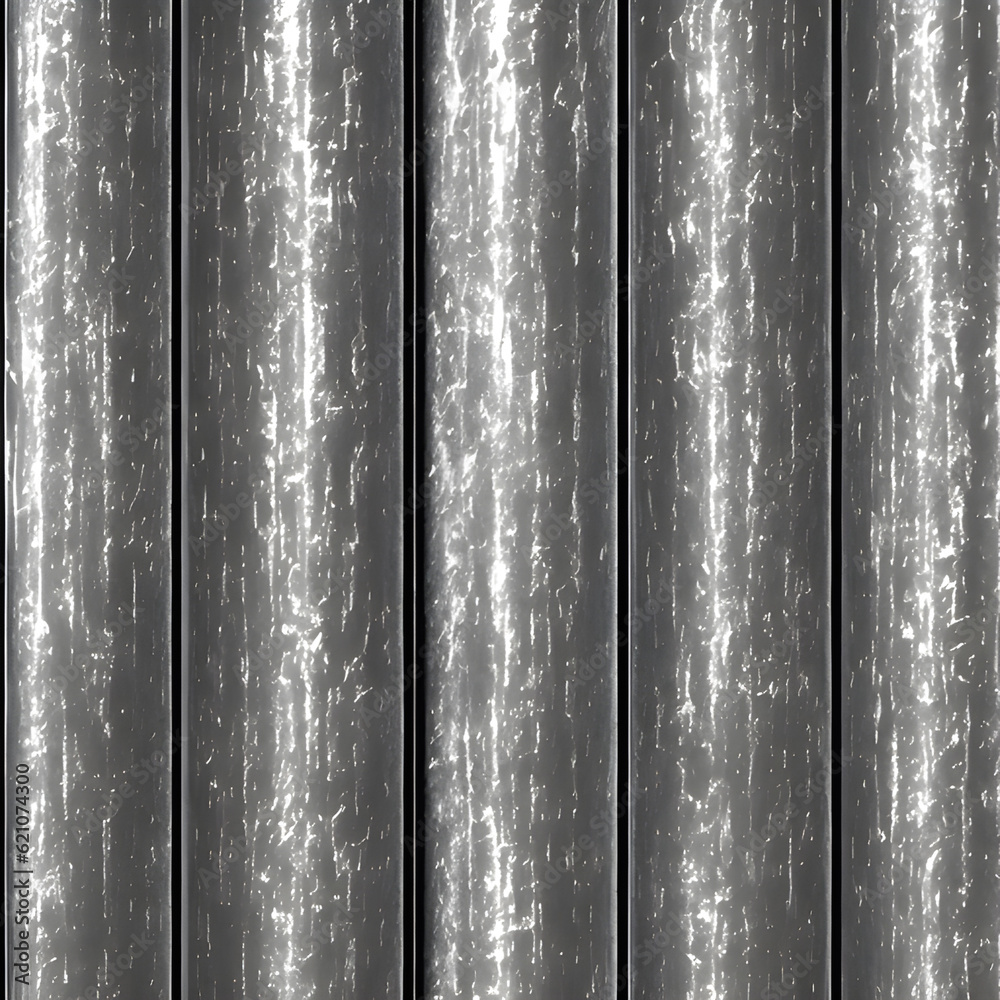 Metal fence background. Seamless texture of galvanized iron. Stock ...