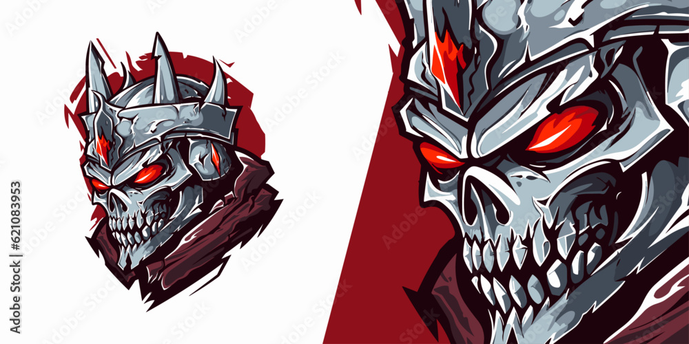 Undead Warrior: Unique Zombie Knight Mascot Logo Design for Sport ...