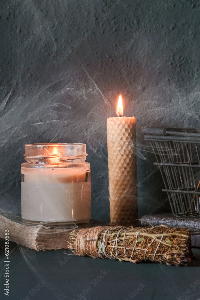 Tarot, astrology,Esoteric, Occult mystical ritual scene of sorcery ...