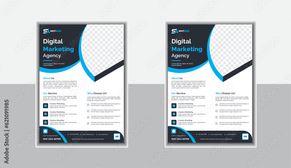 modern and simple concept flayer . corporate and creative flayer design ...