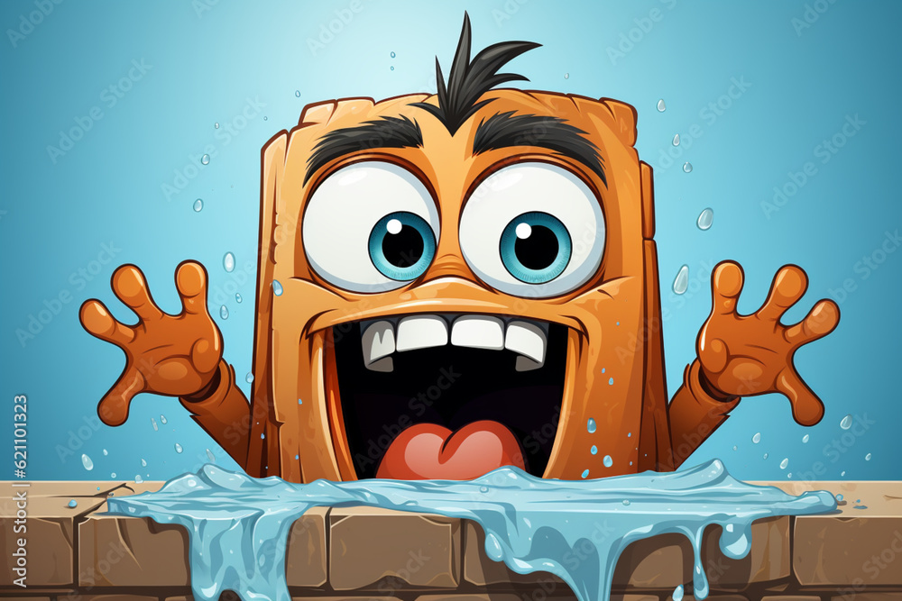 cartoon illustration of Can't stop laughing, pointing and wiping tears ...