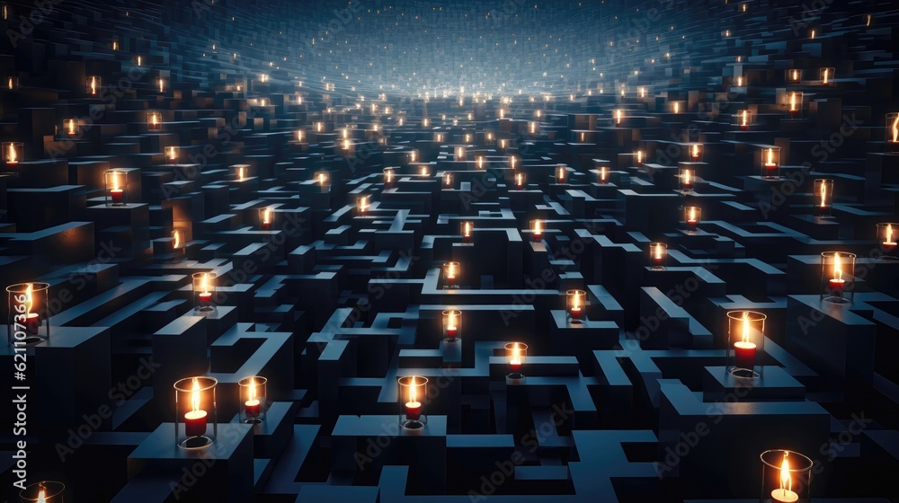 Creativity acts as a guiding light, illuminating the path through the ...