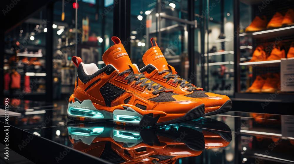 Interior of modern sneaker shop, design and architecture inspiration ...