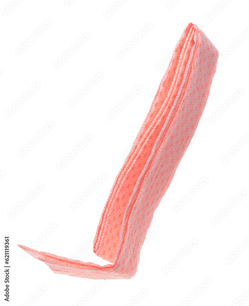 Obi holder Japanese Traditional Komono equipment fly in air with curve ...