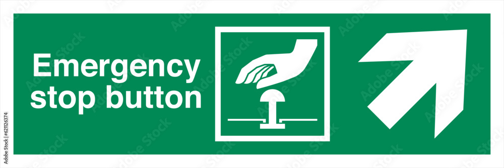 Vetor de ISO 7010 Standard Safe condition and first aid signs Emergency ...