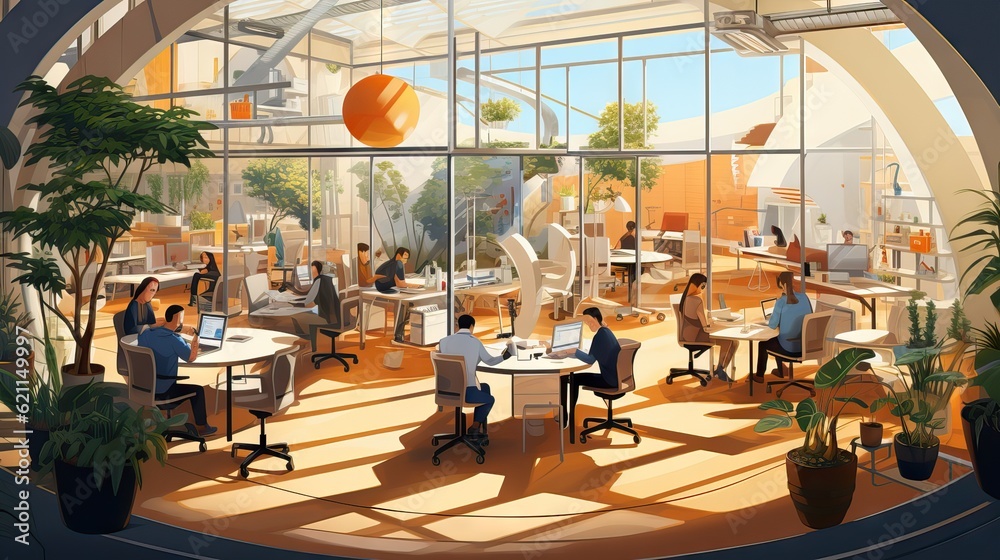 A dynamic and flexible work environment, adapted to cell, agile and ...